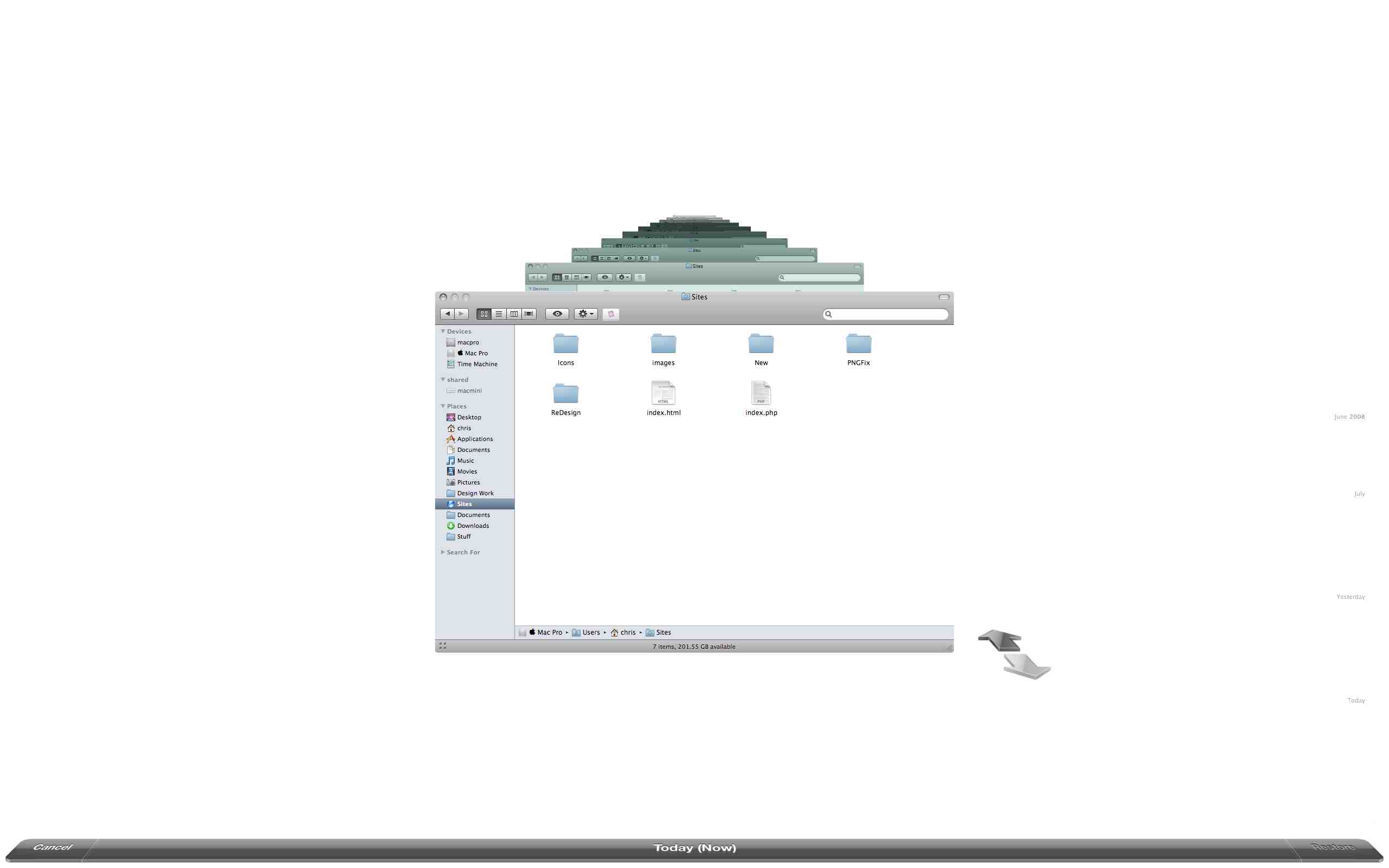 White Time Machine background - Apple (macOS) - Neowin